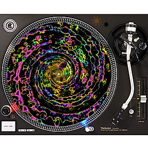 Goddess - DJ Turntable Slipmat 12 inch GLOW (glows under black light)
