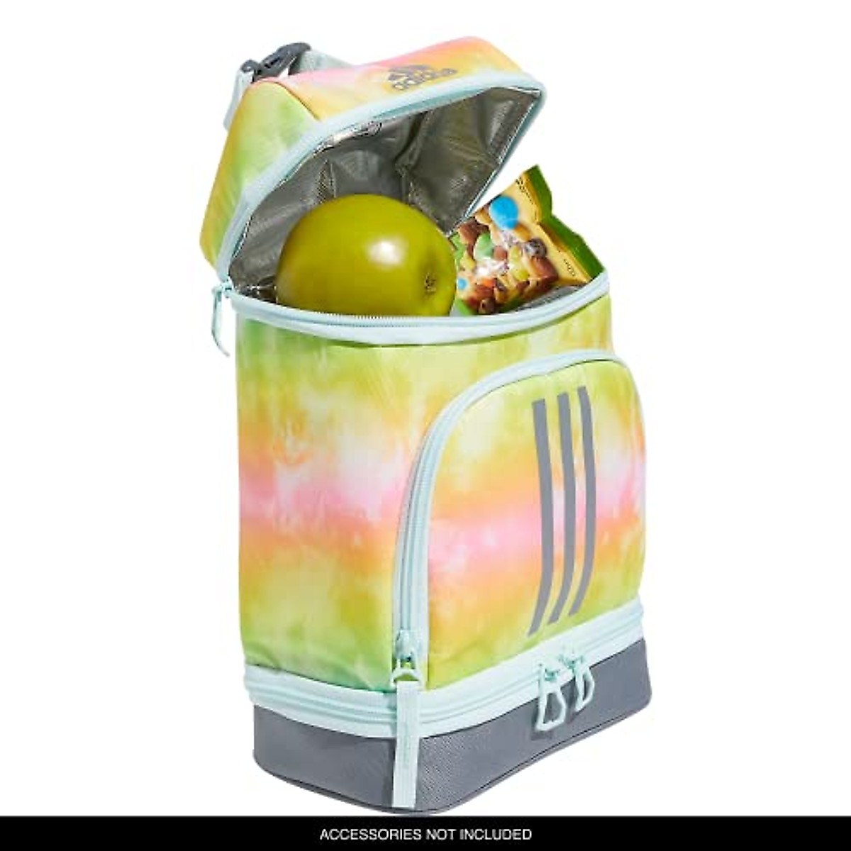 adidas Unisex Excel 2 Insulated Lunch Bag Discontinued, Stone Wash Rainbow/Almost Blue, One Size
