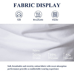 Maiyifu-GJ Golf Polo Shirts for Men Lightweight Color Block Short Sleeve Shirt Casual Slim Fit Athletic Tennis T-Shirt (White,Small)