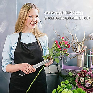 Linsen-outdoor Black Handle Pruning Knife,Grafting Knife, Stainless Steel Garden Budding Knife, Folding Pocket Knife for Grafting Multi Cutting Tool, Weed Bushes Branches Mushroom Diggig Knife