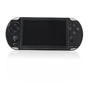 (Black) 5.1'' 8GB Retro Handheld Game Console Portable Video Game Support 10 Simulators