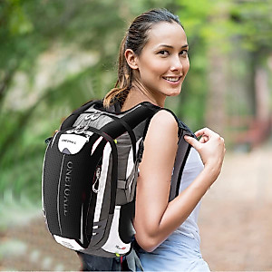 Leathario 18L Cycling Backpack Men Women Bike Daypack for Outdoor Waterproof Rucksack for Camping Hiking