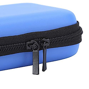Mxzzand Scratch‑Resistant Flannel Storage Bag 2Pcs for Game Console(Blue)