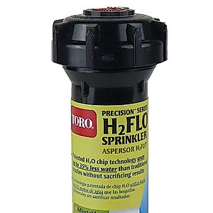 Toro 53892 Precision H2FLO 4-Inch Sprinkler Pop Up with Nozzle, Quarter