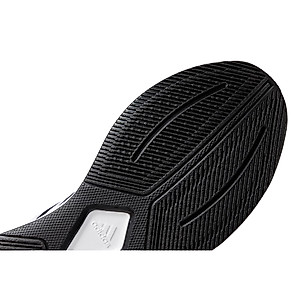 adidas Men's Duramo 10 Running Shoe, White/Black/White, 9