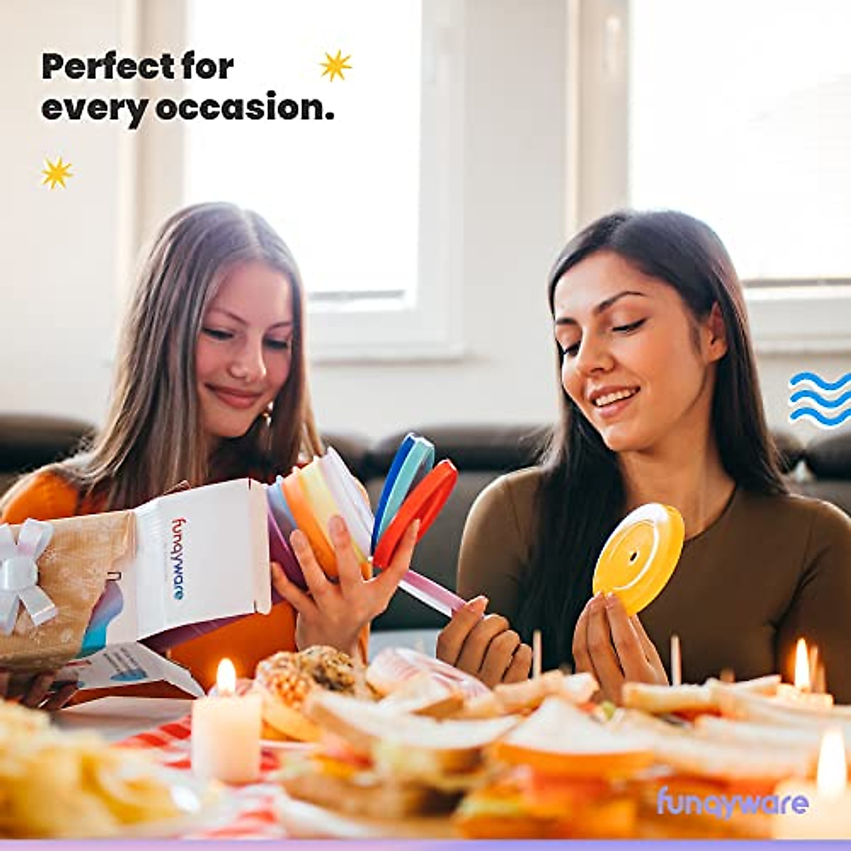 Color Changing Cups with Lids and Straws for Adults - 5 x 24oz Reusable Cups with Lids and Straws, Bulk Plastic Cups with Lids and Straws for Kids, Cold Iced Coffee Cups & Women Party Water Tumbler