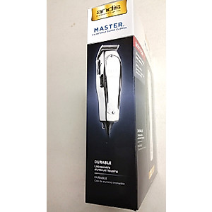 Andis Lightweight Professional Clippers, with Unbreakable Aluminum Housing with Quiet Cool Operation, BONUS FREE Cube Hard Travel Case Included