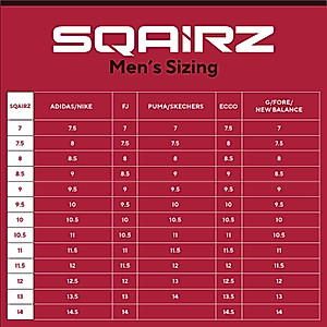 SQAIRZ Bold Men's Athletic Golf Shoes, New Golf Shoes, Designed for Balance & Performance, Replaceable Spikes, Waterproof, Golf Shoes Men with Spikes, Mens Golf Shoes, Golf Footwear White/Blue