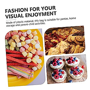 COHEALI 300 pcs Triangle Candy Bag plastic cello bag Clear Cone Shaped Treat Bag Plastic Party Gift pouch Cellophane clear sweet bag clear gift bags for favors candy bags props dots