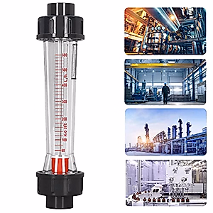 Tube Flowmeter, Clear Scoring Line Acid Resistant Stable Performance Pipe Flowmeter for Light Industry for Chemical