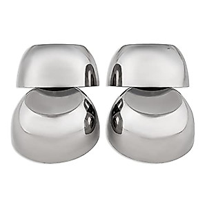 AEJESOP 4 pc Stainless Steel Bowls (Vol. 250ml)