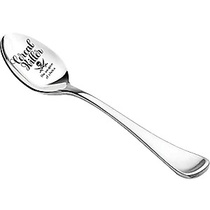 Funny Gift | Cereal Killer The Weapon Of Choice Engraved Spoon Gift For Birthday | Anniversary | Christmas Stocking Stuffer | Stainless Steel 7 inches Engraved Teaspoon | Gifts under $20