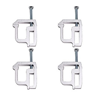 Mounting Clamps Truck Cap Topper Camper Shell Heavy Duty TL-2002, 4Pcs Universal Truck Topper Clamp Camper Shell Compatible with Toyota Ford Dodge Chevy