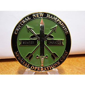 Central New Hampshire Police Special Operations Unit Punisher Challenge Coin