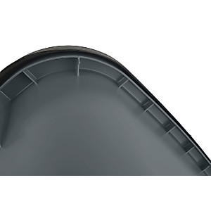 Rubbermaid Commercial Products BRUTE Rollout Heavy-Duty Wheeled Trash/Garbage Can, 50-Gallon, Gray, for Restaurants/Hospitals/Offices/Warehouses/Garage, Pack of 2