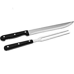 Carving Knife and Fork Set, Carving Set for Chicken Meat Turkey Carving Knife and Fork Set, BBQ Knife Set