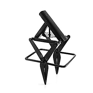 QWORK Mole Trap, Gopher Trap Mechanical Eliminator with Quick Scissors, Black