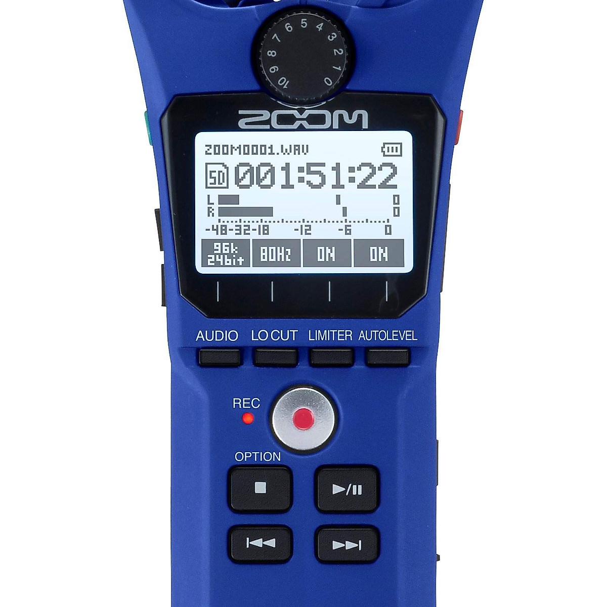 Zoom H1n Handy Recorder Blue Edition