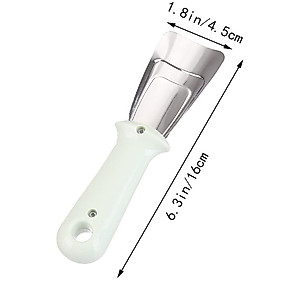 Ruluti Stainless Steel Refrigerator Ice Scraper Removal Deicing Tool Freezer Defroster Kitchen Gadgets