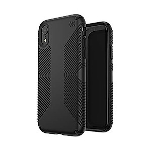 Speck Products Presidio Grip iPhone XR Case, Black/Black