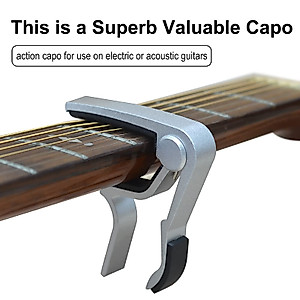 SAPHUE Guitar Capo (silver)