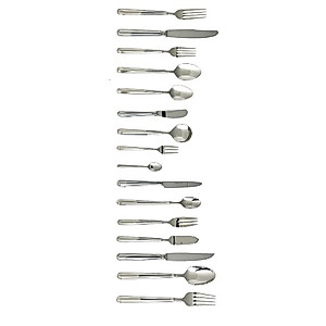 Fortessa Metropolitan 18/10 Stainless Steel Flatware Table Fork, Set of 12
