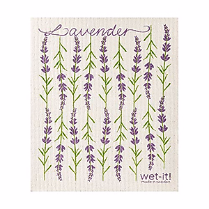 Wet-It! Swedish Dishcloth Set (Herbs Lavender)