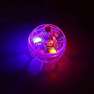 4 Pieces Ghost Hunting Cat Ball Multi-Color Flash LED Glowing Interactive Ball Pet Toys for Dog Cat Animals Activity