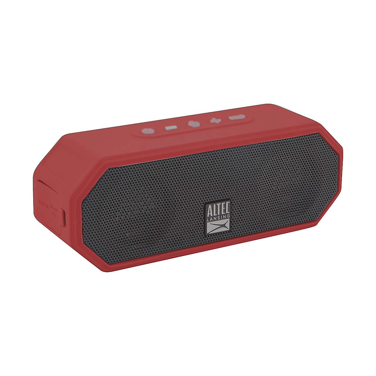 Altec Lansing LifeJacket H2O 4 - Waterproof Bluetooth Speaker, Durable & Portable Speaker with Voice Assistant, 10 Hour Battery Life & 100 Foot Range, True Red