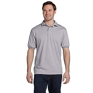 Hanes mens Short-sleeve Jersey (Pack of 2) polo shirts, Light Steel, 3X-Large US