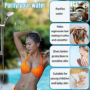 AHSNYLC 200g Shower Head Beads Refills - Mineral Shower Head Replacement,Ionic Shower Head Beads,Beaded Shower Head Filter for Filtered Shower Head