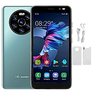 Mate40 Pro Unlocked Cell Phone Factory Unlocked Android Smartphone, 5.45in HD Full Screen 512MB ROM 4GB RAM 3G Dual SIM Unlocked Smartphones for Android 4.4.2 Face Unlock Ultra Slim Lightweight