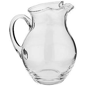 Mikasa 5136551 Napoli Glass Beverage Pitcher Clear, 70 Ounce