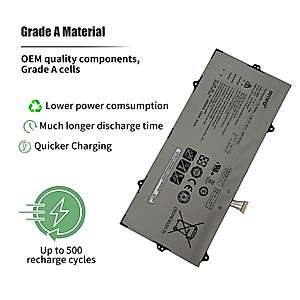 INTIFO 75Wh AA-PBTN6EP Laptop Battery Compatible with Samsung Notebook 9 900X3T 900X5T 930XBE 950XBE NP900X3T NP900X5T NP950XBE NT900X3T NT900X3U NT900X5T NT900X5U NT900X5V NT950XBE Series