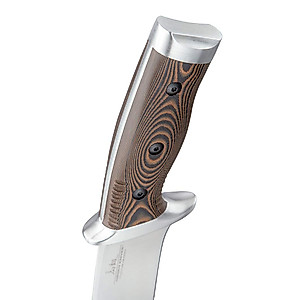 Gil Hibben Tundra Hunter Fixed Blade Knife – 420 HC Stainless Steel Blade, CNC Machined G10 Handle Scales, Stainless Steel Pommel – Rugged Hunting Knife for Outdoorsmen - 11” Overall