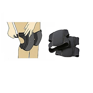 Orchidtent Gardening Knee Pads,Ultra-Comfort Gardening Knee Pads Knee Caps Knee Protector The Home Gardener Soft Neoprene, Soft, Water-Resistant Construction -1 Pair (Black)