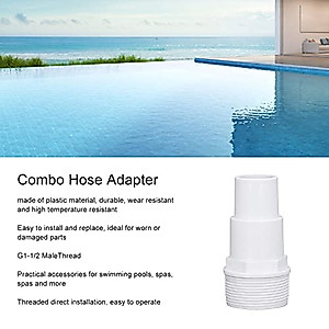 RvSky Garden kit External Thread Hose Adapter Swimming Pool Supplies for Replacement of Above Ground Pool Pumps Filters Skimmers
