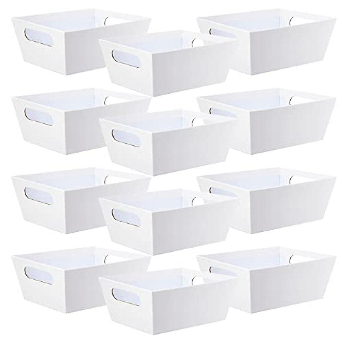 MICHAELS Bulk 12 Pack: White Basket with Handles by Celebrate It®