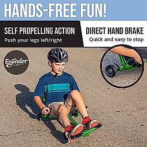 EzyRoller Classic X Ages 4+, 45lbs - 120lbs - Green
