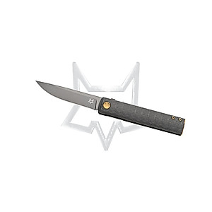 Chnops Liner Lock FX-543CFBR Carbon Fiber M390 Stainless Pocket Knife