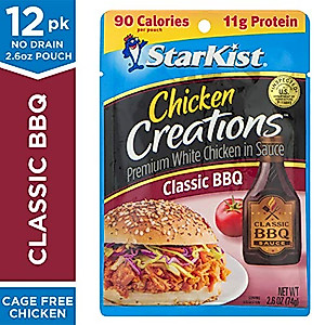StarKist Chicken Creations Classic BBQ, 2.6 Oz, Pack of 12