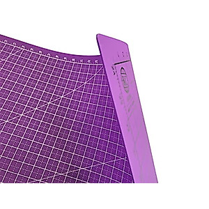 KC GLOBAL A2 (25"x19") Professional Grade Self-Healing Cutting Mat (Purple) - Odor-Free, Double-Sided, eco-Friendly, Durable. Premium Desk mat for Crafting, Sewing, Quilting and Art Projects