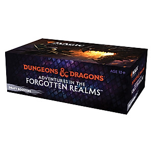 Magic: The Gathering Adventures in the Forgotten Realms Draft Booster Box | 36 Packs (540 Magic Cards)