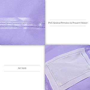 N&V Outdoor Foam Bean Bag Chair, Water-Repellent and Fading-Resistant Patio Floor Sofa, Black