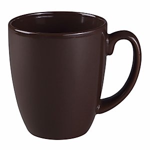 Corelle Livingware 11-Oz Chocolate Stoneware Mug (Set of 8)