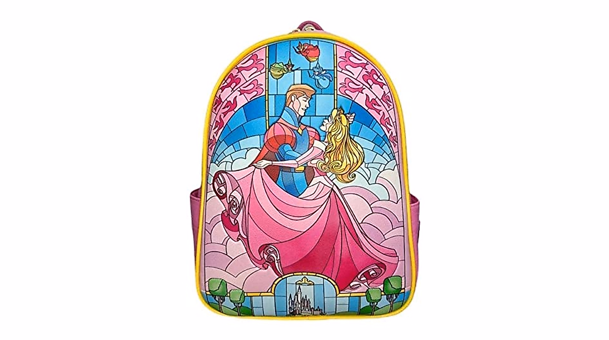 Exclusive Loungefly Stained Glass Aurora Mini Backpack