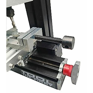 RUNAAJA 100-240V 24W 12000RPM Mini Milling Lathe， DIY Micro Lathe Mini Miller，Mini Metal Lathe DIY Miniature Milling Machine Miller