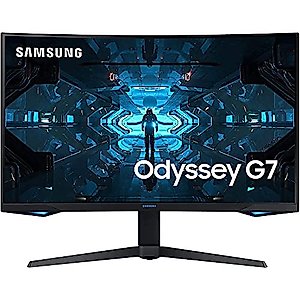 Samsung 27-inch Odyssey G7 - QHD 1000R Curved Gaming Monitor (Renewed)