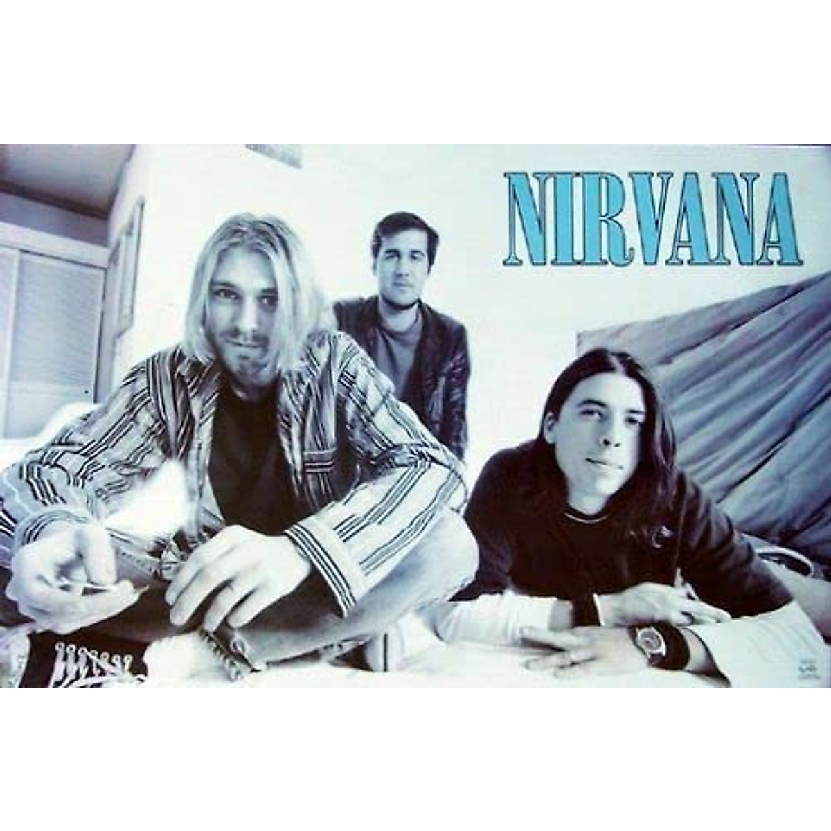 530532 Nirvana Kurt Cobain Dave Grohl Original Rare DECOR WALL 16x12 PRINT POSTER
