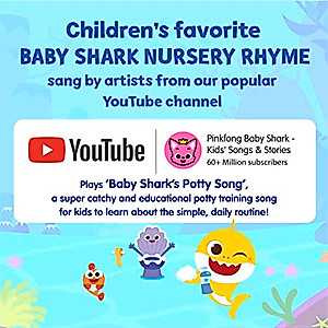 Pinkfong Baby Shark Potty Time Sound Book: Interactive Potty Training StorybookㅣBaby Learning Toys l Interactive Electronic Educational Learning for Preschoolers and Toddlers 1-3